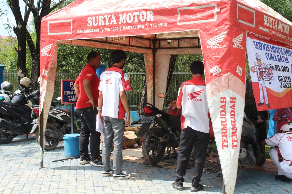 Program Service Kunjung Mitra Dudi (AHASS Surya Motor Banjarbaru) di ...